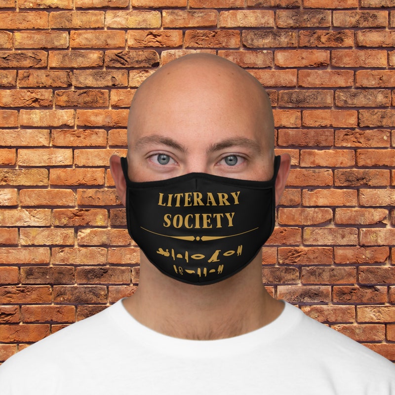 Literary Mask - Etsy