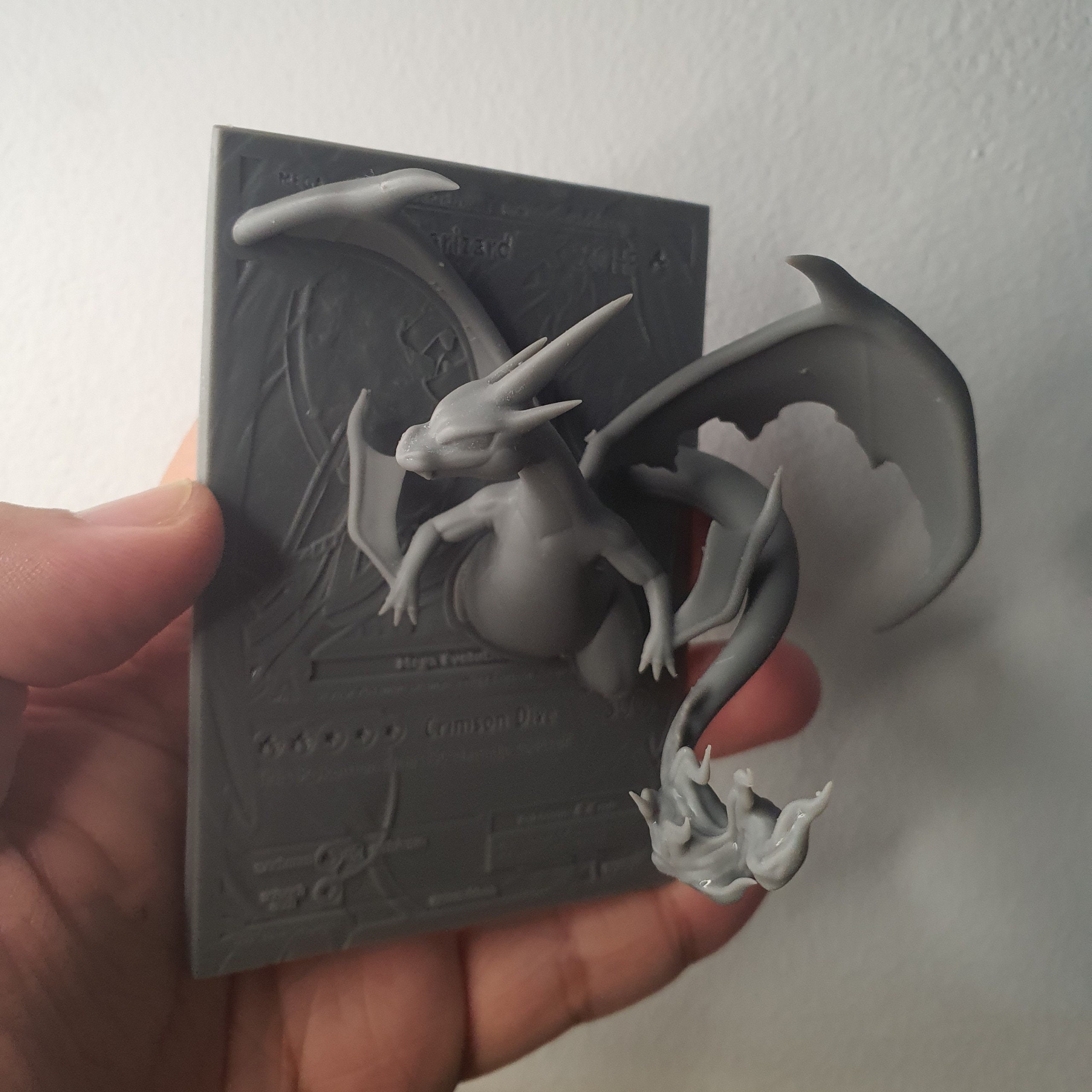 MEGA Charizard Y EX 3D / 4D Card - Custom 3D Printing File - Pokemon - Etsy