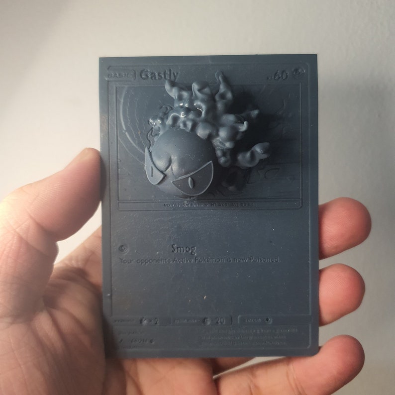Gengar Evolution Pack 01 - 3D / 4D Card - Custom 3D Printing File ...