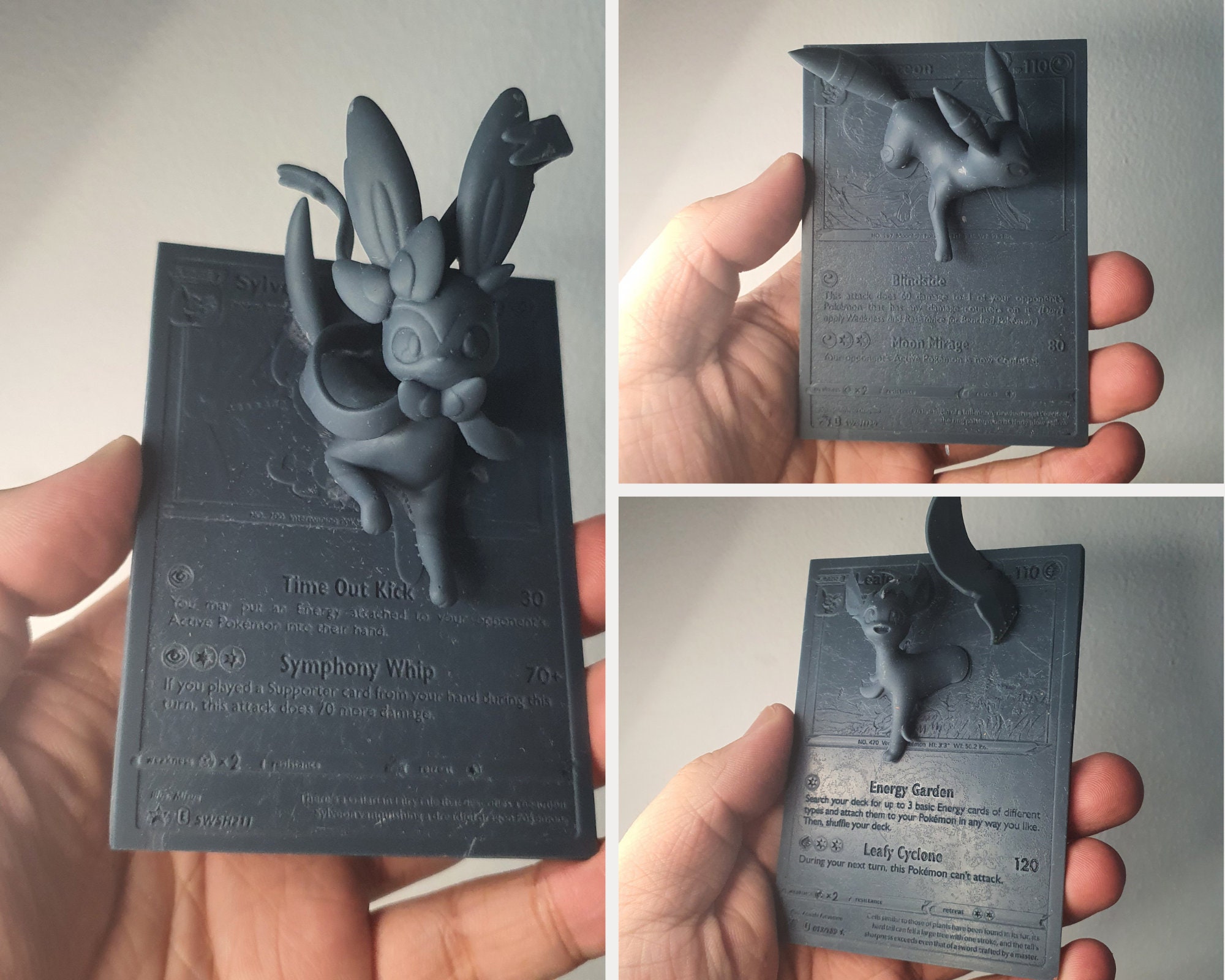 Bundle Eevee Evolution 3D / 4D Card Custom 3D Printing File Pokemon - Etsy