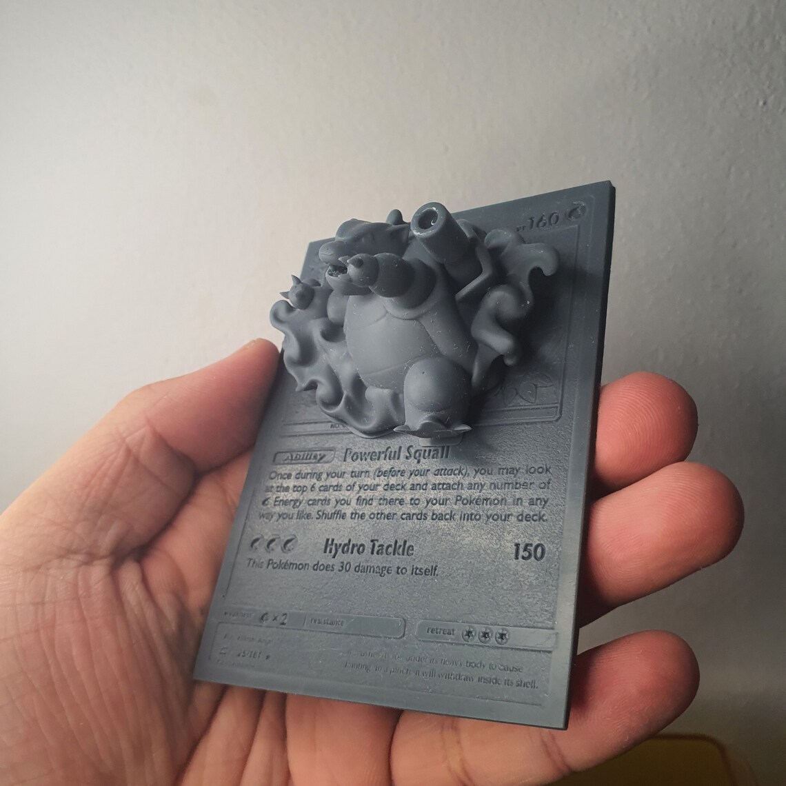 Blastoise 3D / 4D Card Custom 3D Printing File Pokemon - Etsy