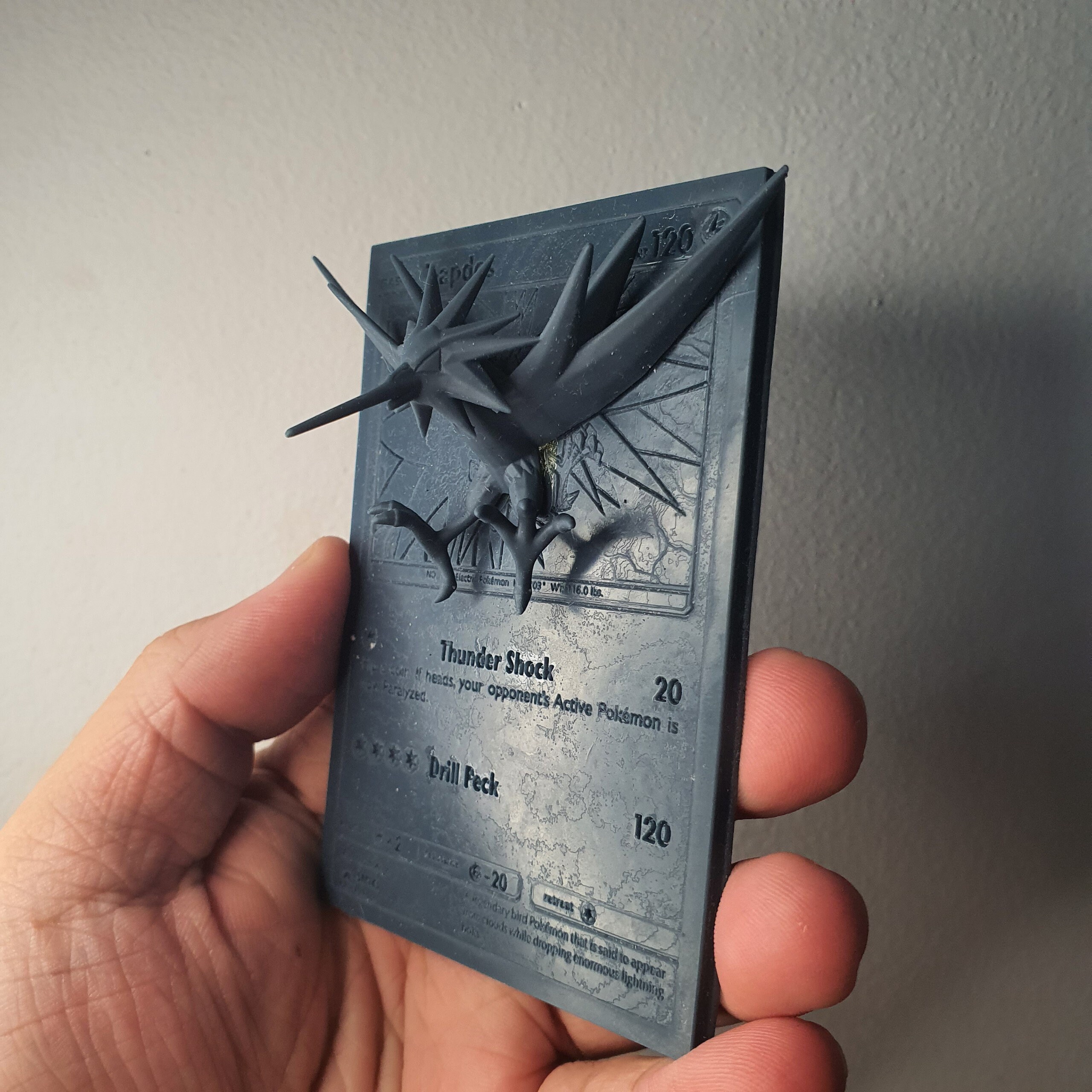 Zapdos - 3D / 4D Card - Custom 3D Printing File - Pokemon - Etsy