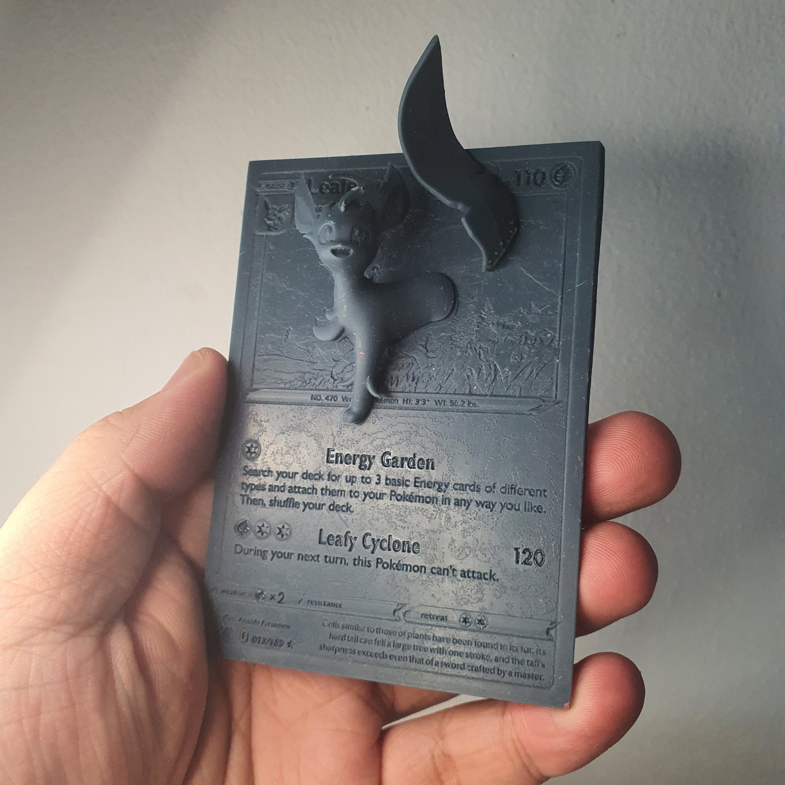 Leafeon - 3D / 4D Card - Custom 3D Printing File - Pokemon - Etsy