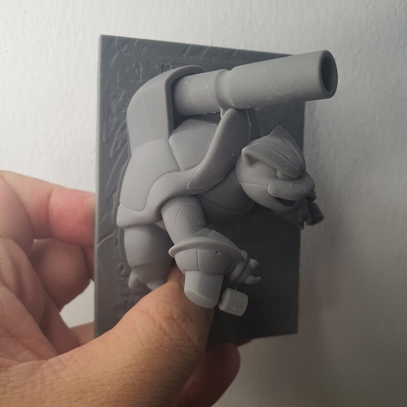 MEGA Blastoise EX 3D / 4D Card Custom 3D Printing File Pokemon - Etsy