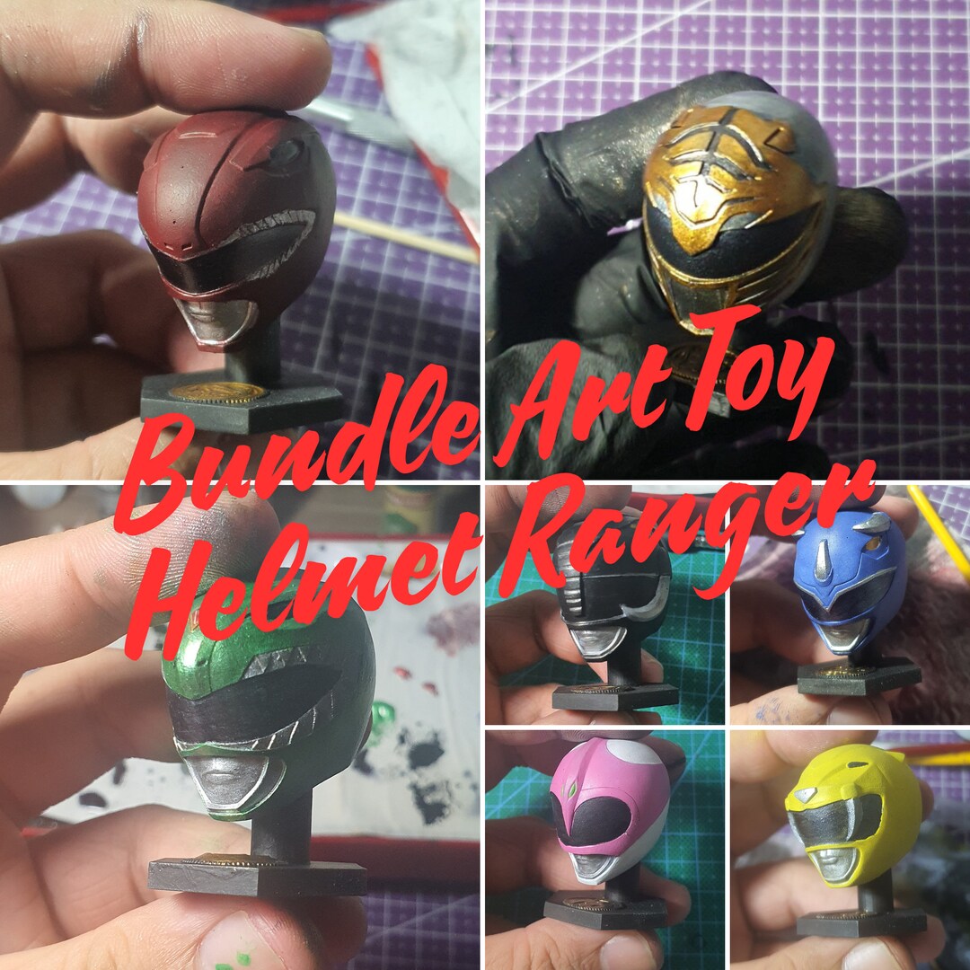 Bundle Art Toy Helmet Ranger Helmet Custom 3D Printing File - Etsy