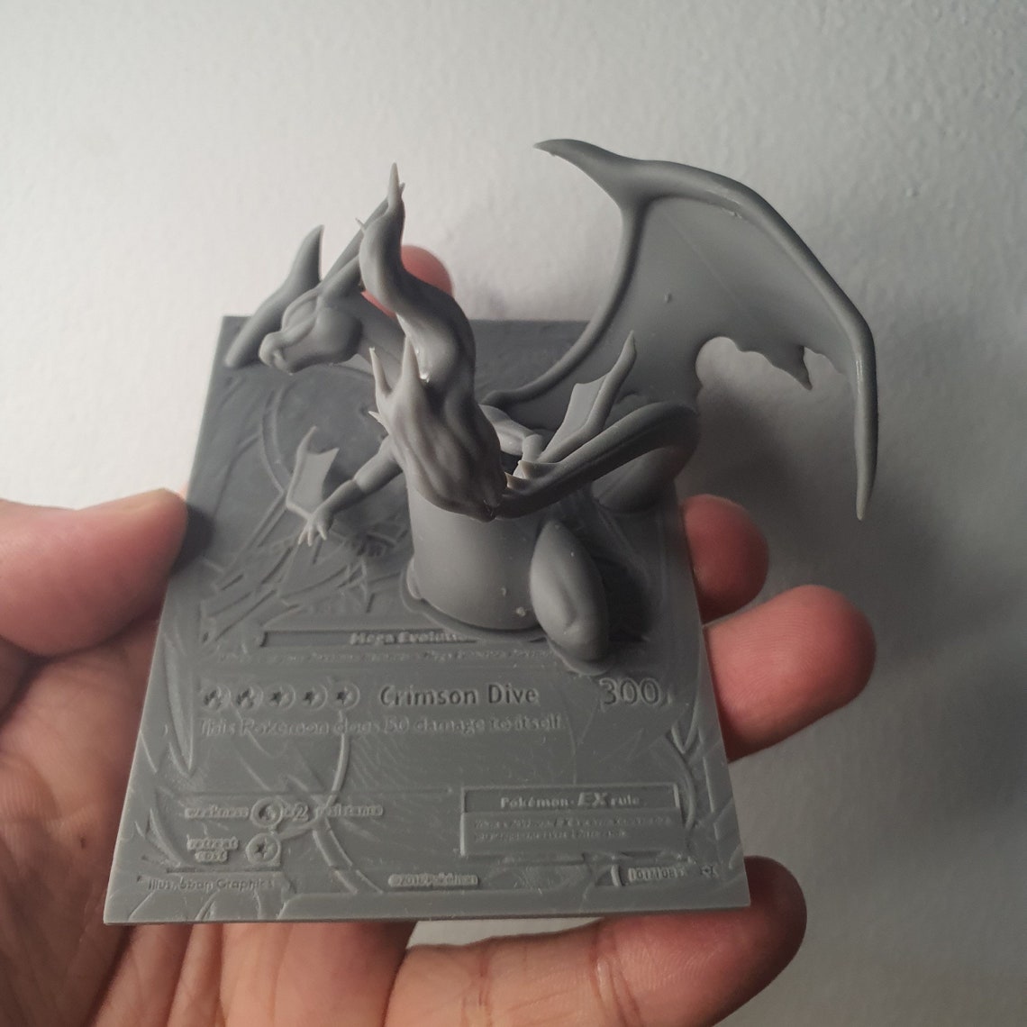 MEGA Charizard Y EX 3D / 4D Card Custom 3D Printing File Pokemon - Etsy