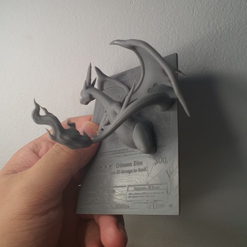 MEGA Charizard Y EX 3D / 4D Card - Custom 3D Printing File - Pokemon - Etsy