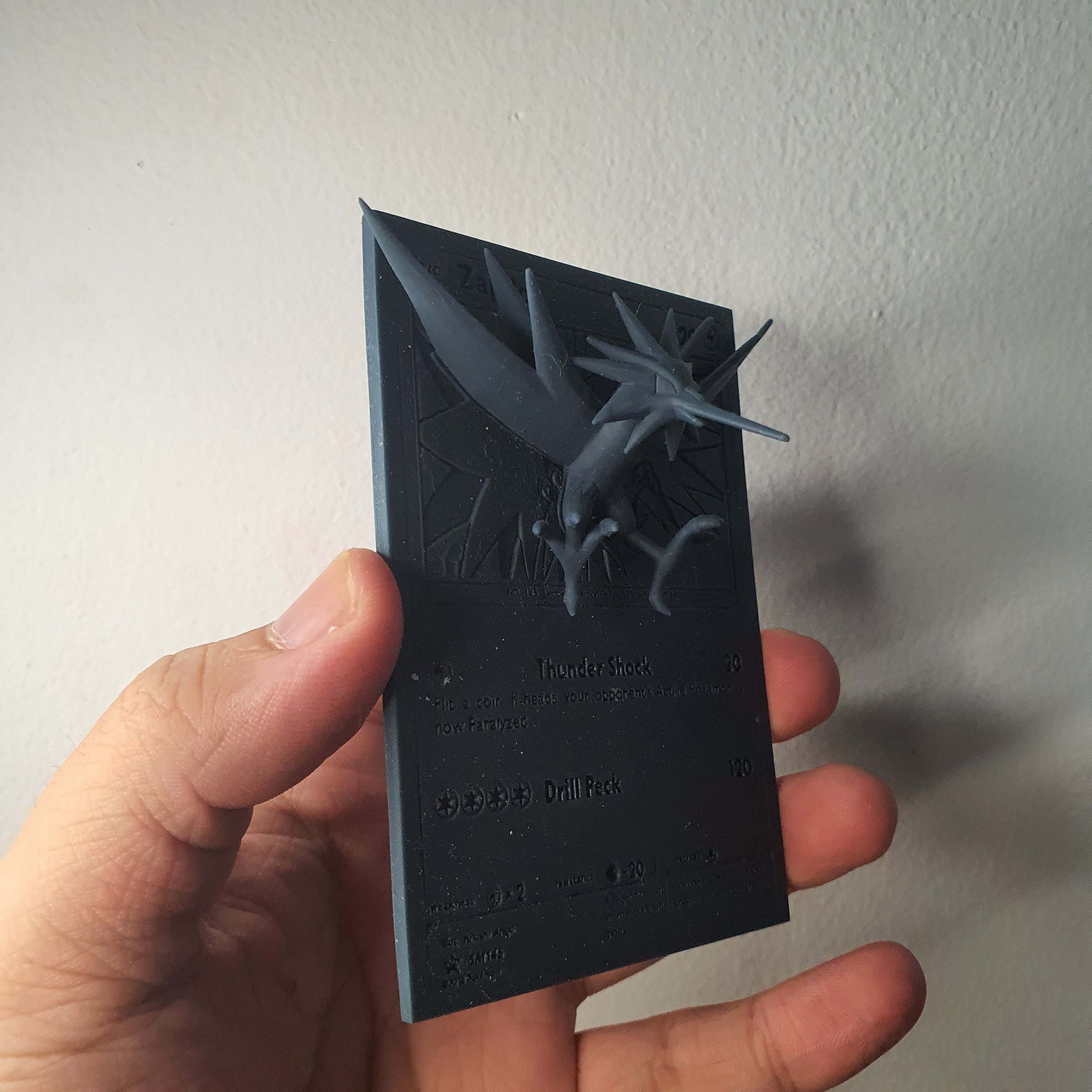 Zapdos - 3D / 4D Card - Custom 3D Printing File - Pokemon - Etsy