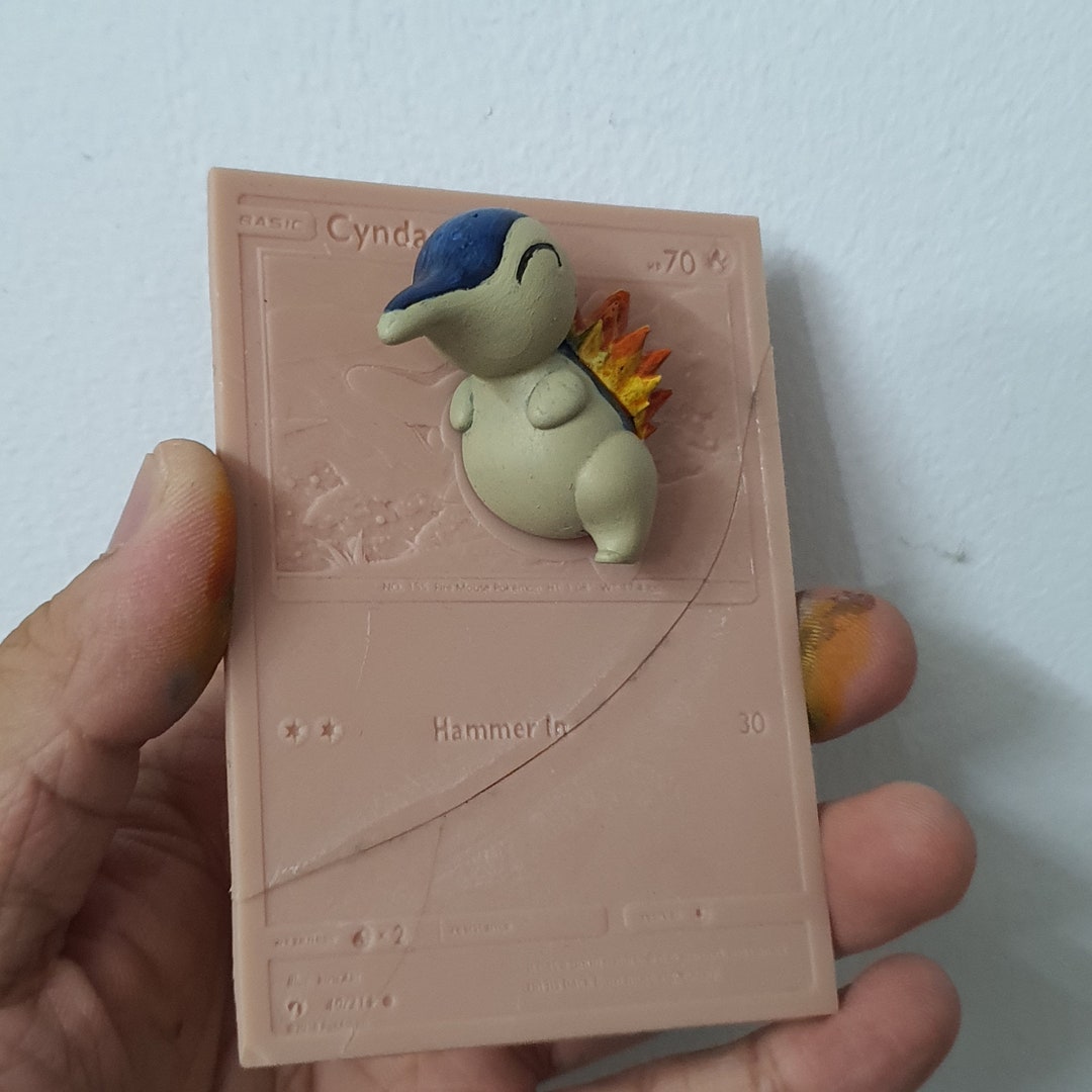 Cyndaquil 3D / 4D Card Custom 3D Printing File Pokemon - Etsy