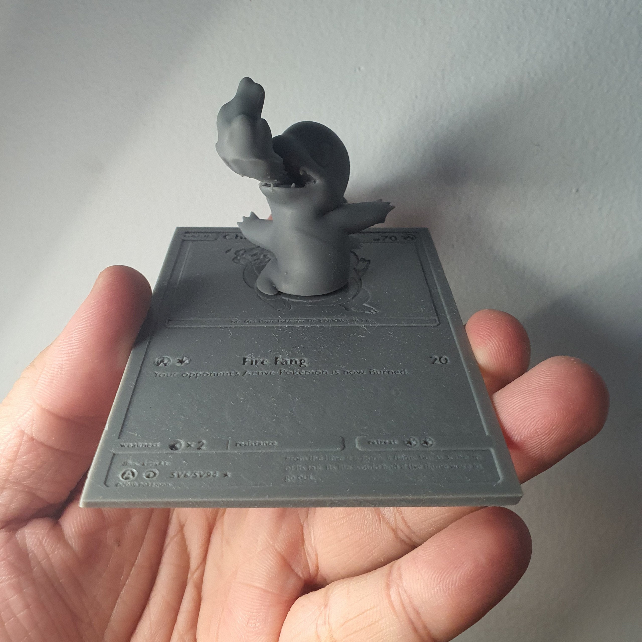Charmander 3D / 4D Card Custom 3D Printing File Pokemon - Etsy