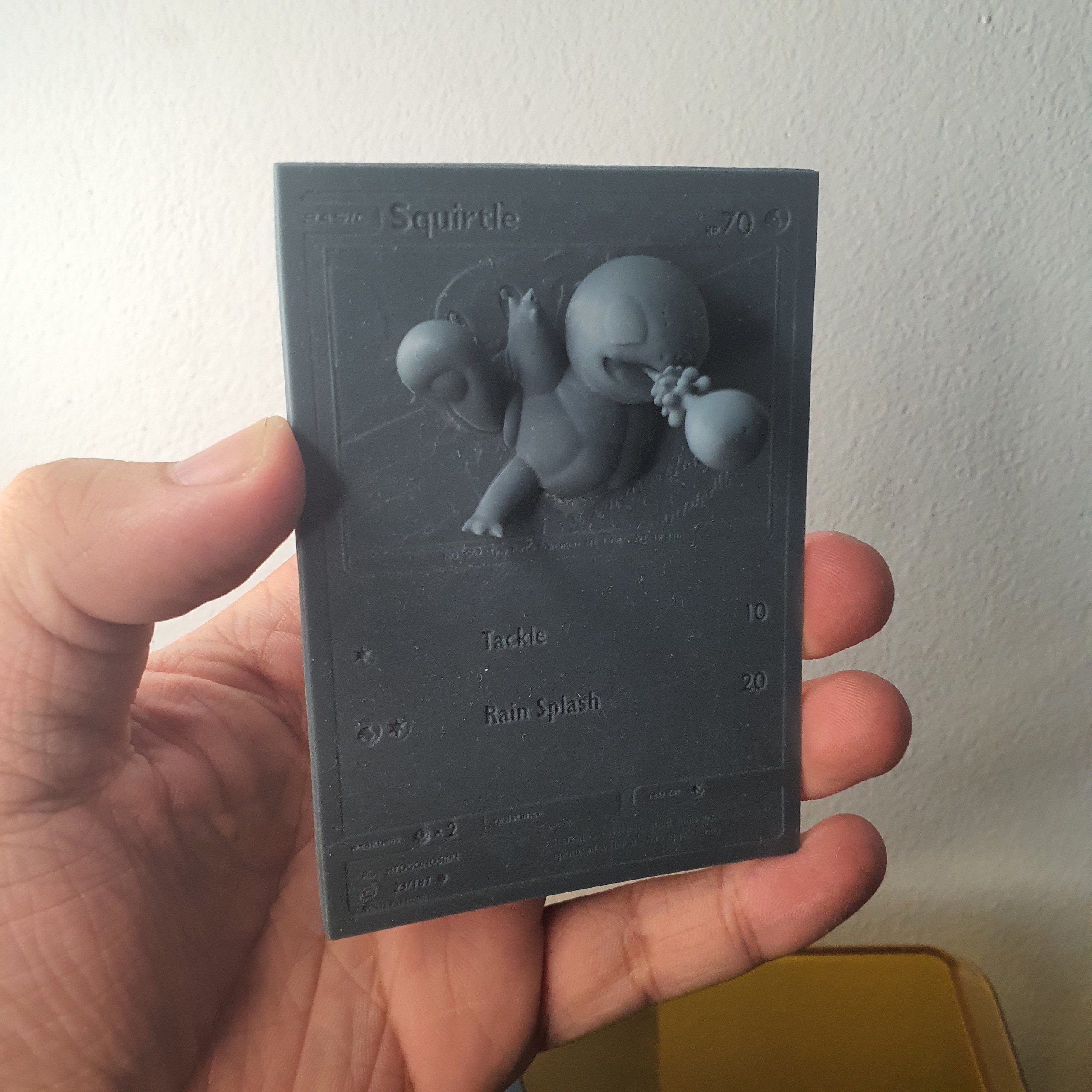 Squirtle 3D / 4D Card Custom 3D Printing File Pokemon - Etsy