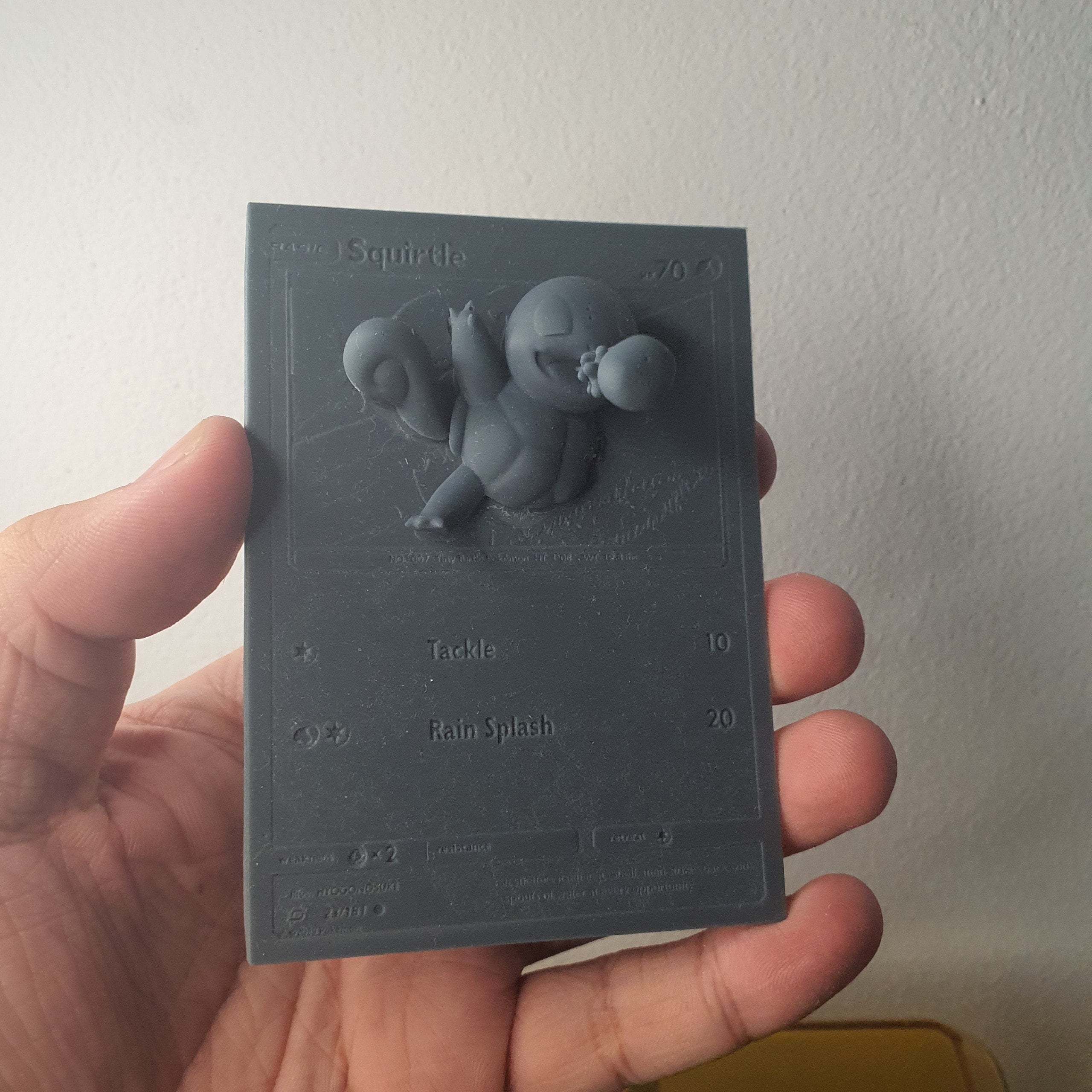 Squirtle - 3D / 4D Card - Custom 3D Printing File - Pokemon - Etsy