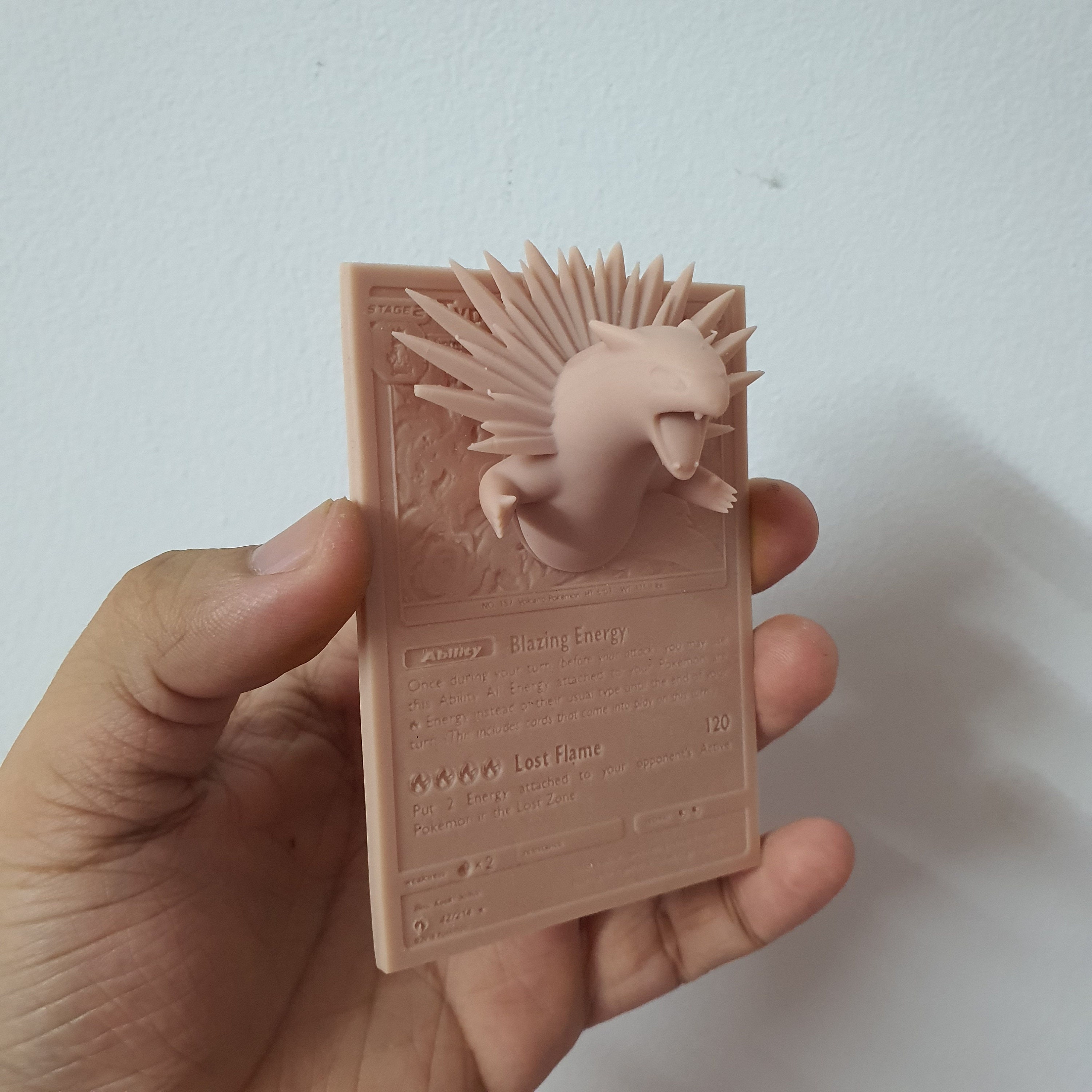Typhlosion 3D / 4D Card Custom 3D Printing File Pokemon - Etsy