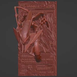 MEGA Rayquaza EX 3D / 4D Card - Custom 3D Printing File - Pokemon - Etsy