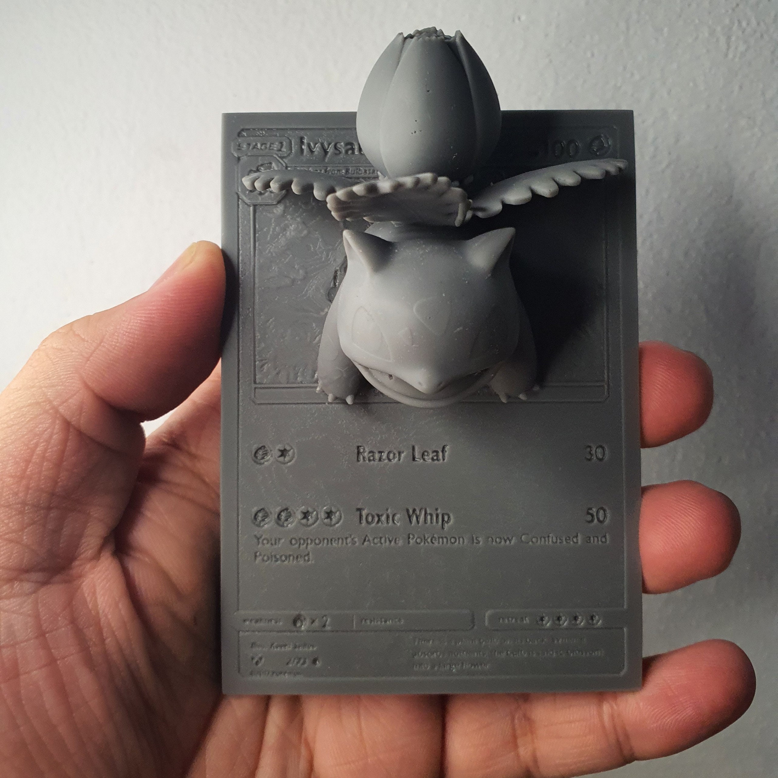 Venusaur Evolution Pack 01 - 3D / 4D Card - Custom 3D Printing File ...