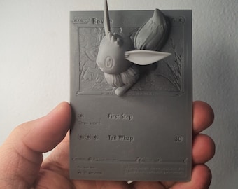 Bundle Eevee Evolution 3D / 4D Card Custom 3D Printing File Pokemon - Etsy