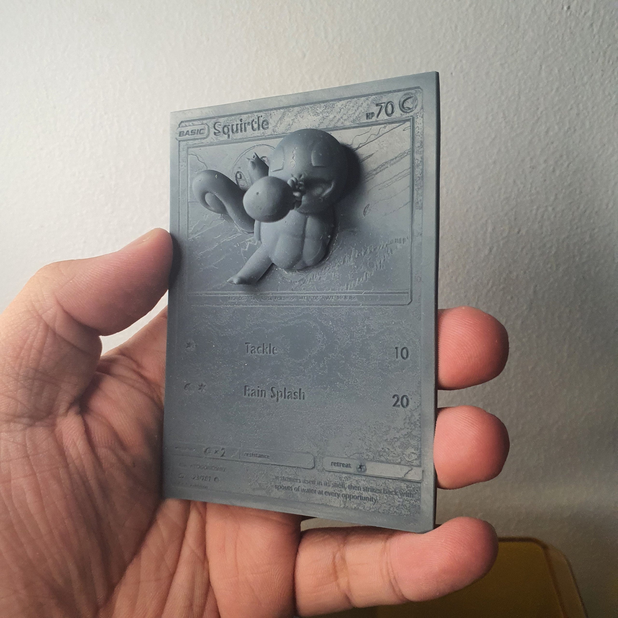 Squirtle - 3D / 4D Card - Custom 3D Printing File - Pokemon - Etsy