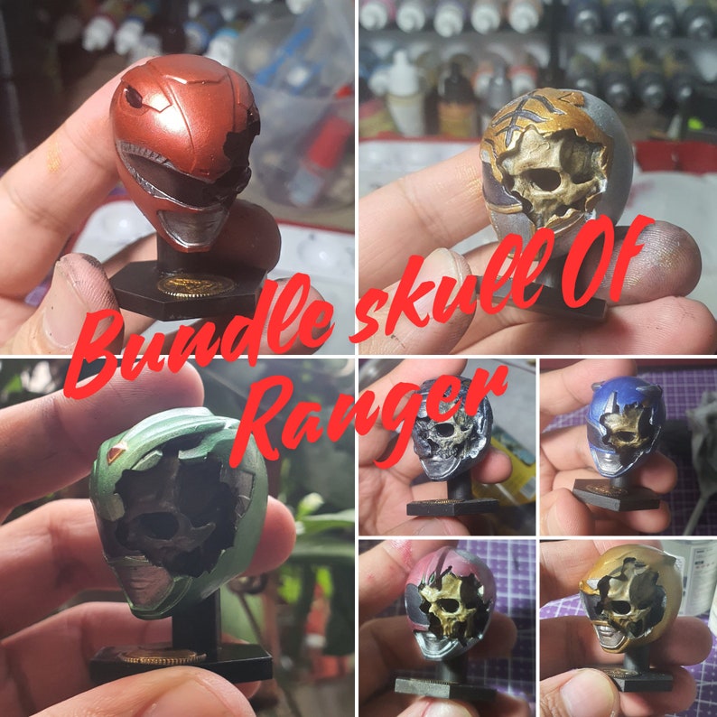 Bundle Skull of Ranger Helmet Custom 3D Printing File - Etsy