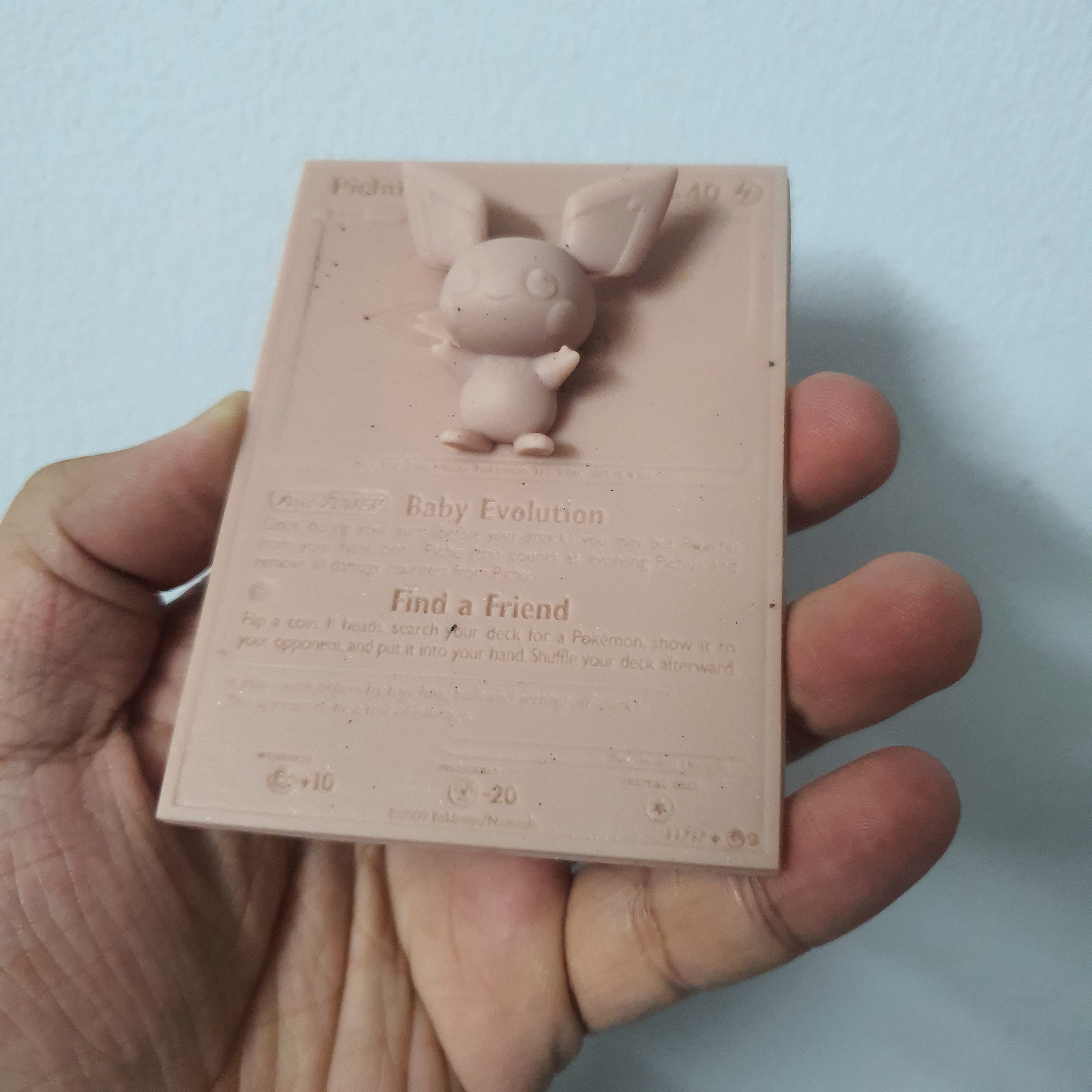 Pichu 3D / 4D Card Custom 3D Printing File Pokemon - Etsy