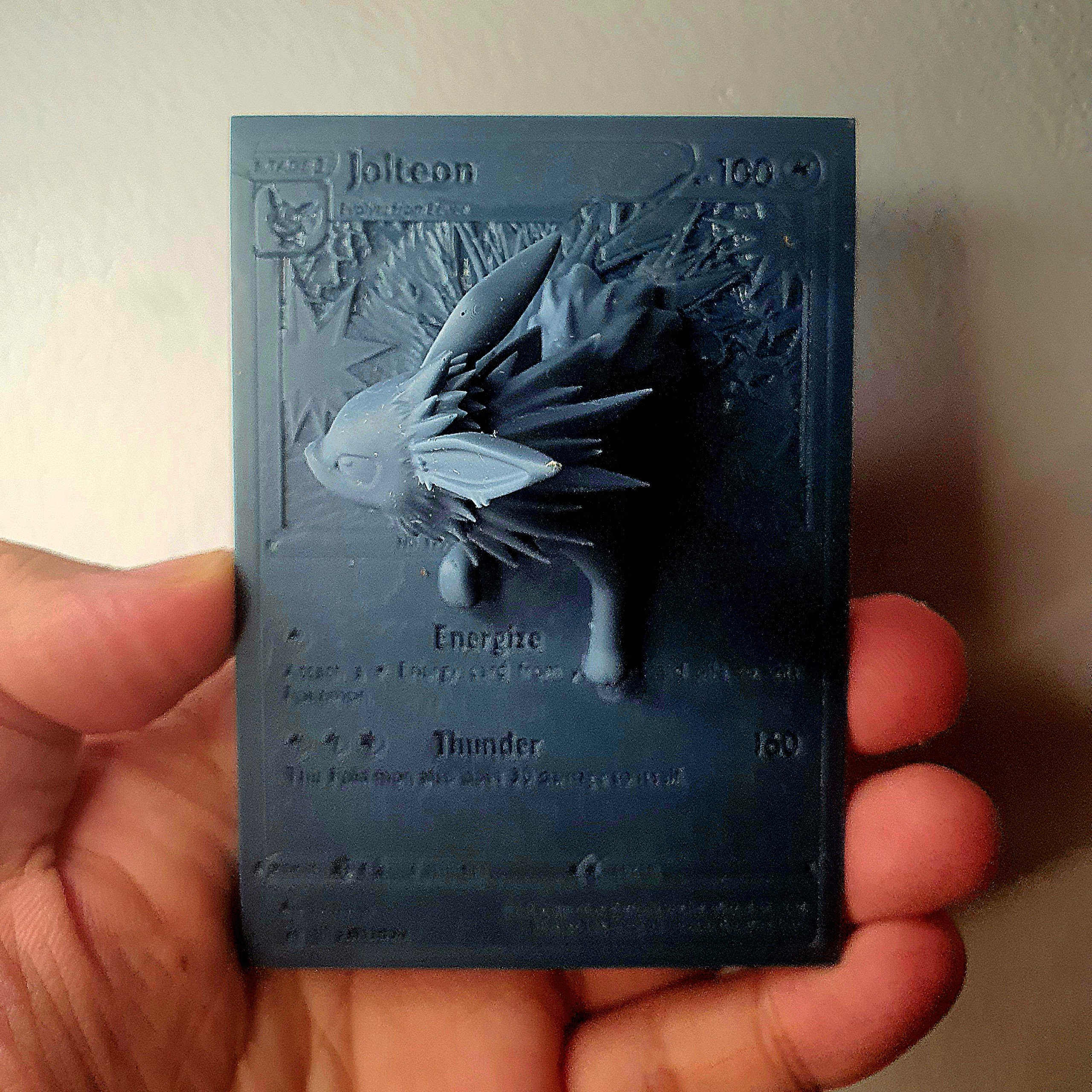 Jolteon - 3D / 4D Card - Custom 3D Printing File - Pokemon - Etsy