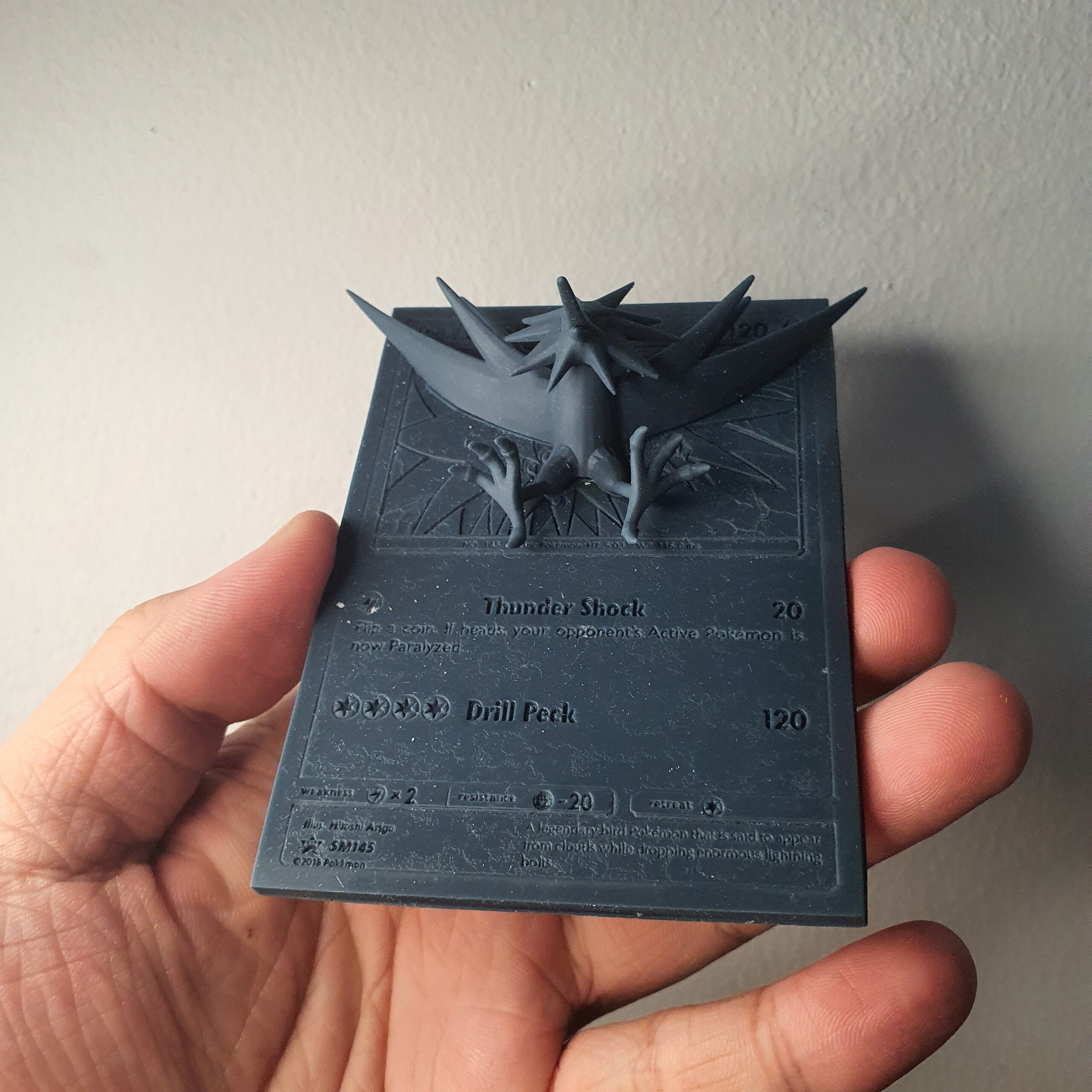 Zapdos - 3D / 4D Card - Custom 3D Printing File - Pokemon - Etsy