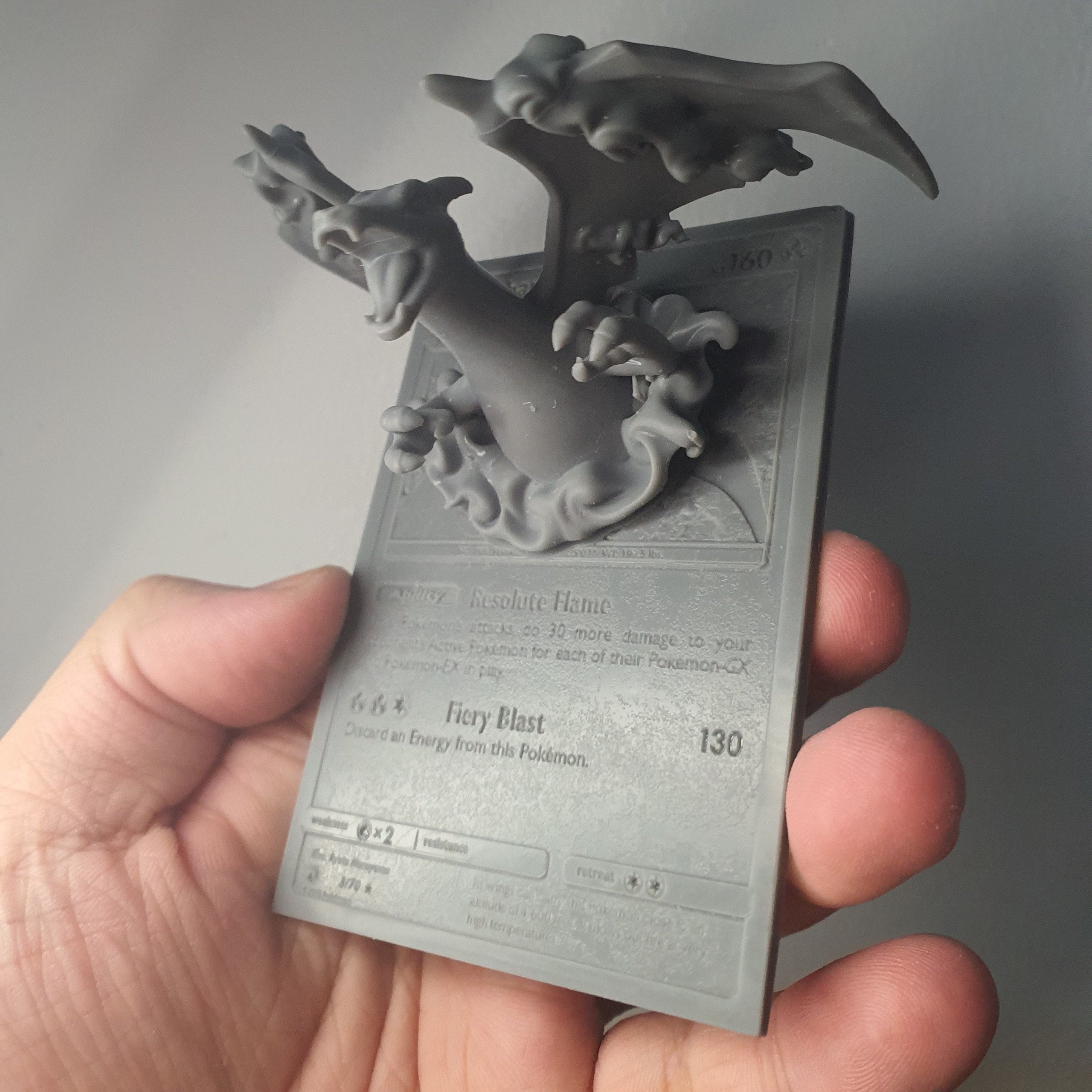 Charizard 3D / 4D Card Custom 3D Printing File Pokemon - Etsy