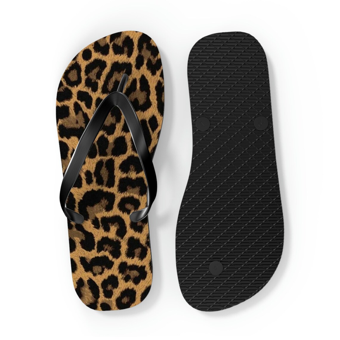 Flip Flops Leopard Print - Etsy