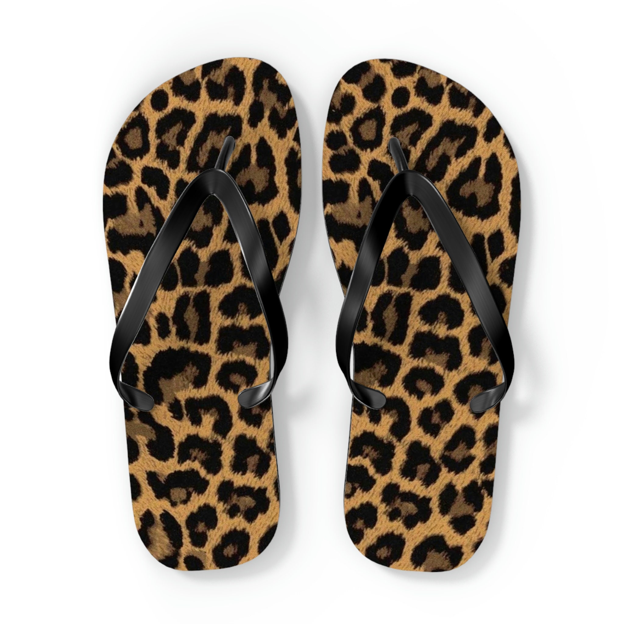 Flip Flops Leopard Print - Etsy