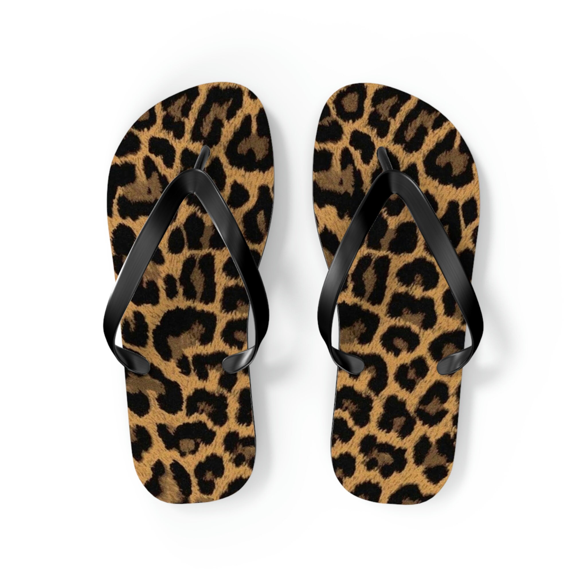 Flip Flops Leopard Print - Etsy