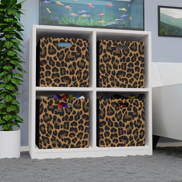 Leopard Storage Box - Etsy