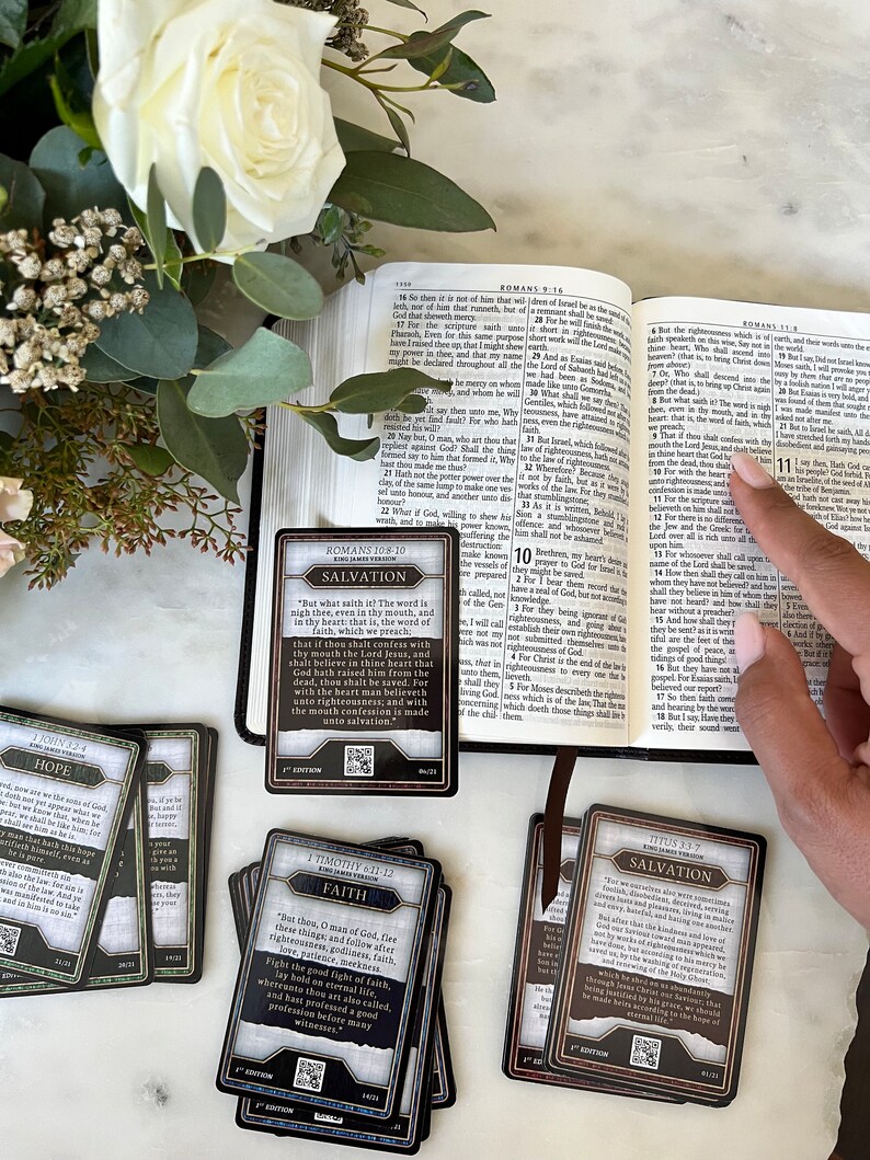 Christian Trading Cards Foil Packs Wild Olive Tree Bible Verse Trading ...