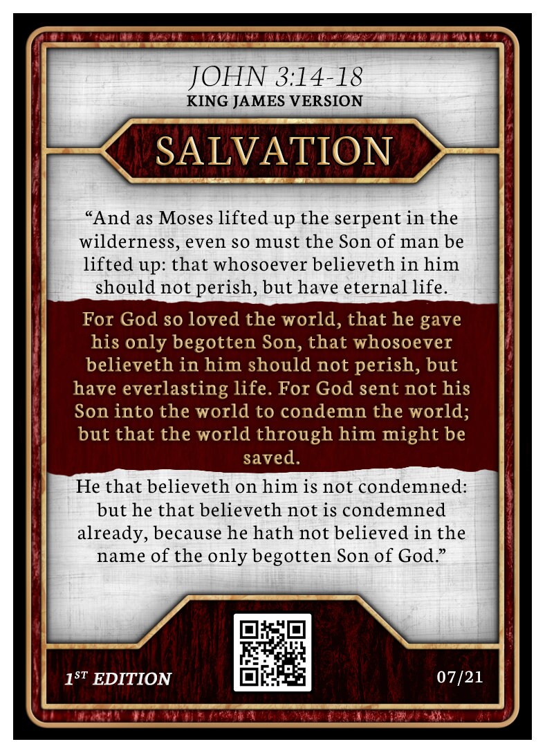 Christian Trading Cards Foil Packs Wild Olive Tree Bible Verse Trading ...