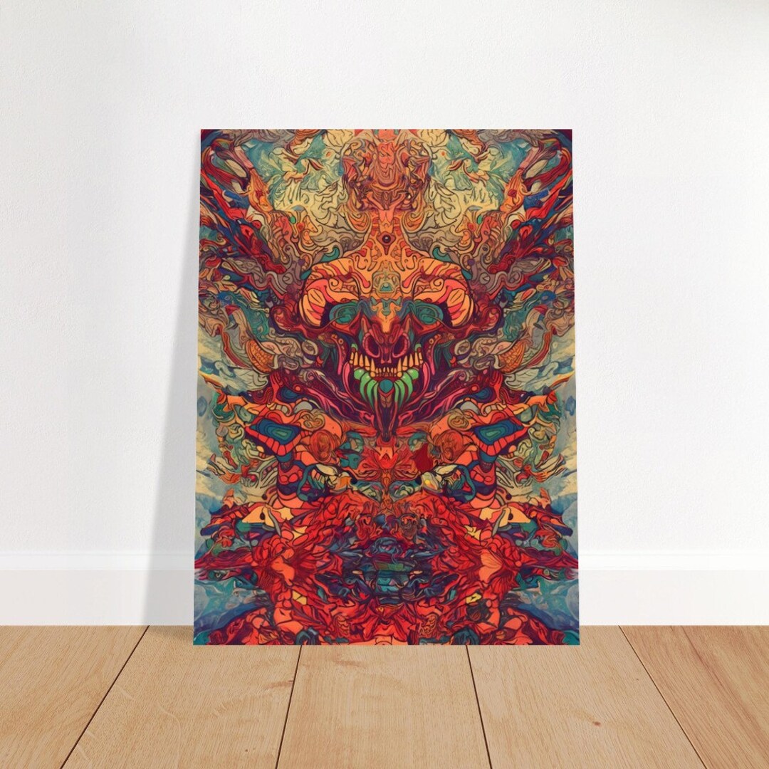 Hell Mantra Halloween Premium Poster on Matte Paper - Etsy