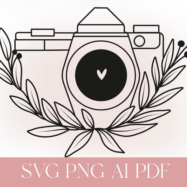 Camera Heart Logo - Etsy