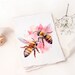 Watercolor Honey Bee Clipart PNG Summer Clipart Bumble Bee PNG Honey ...