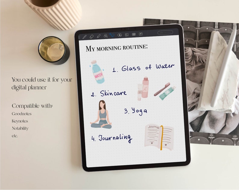 Selfcare Digital Stickers Self Care Clipart PNG Wellness - Etsy