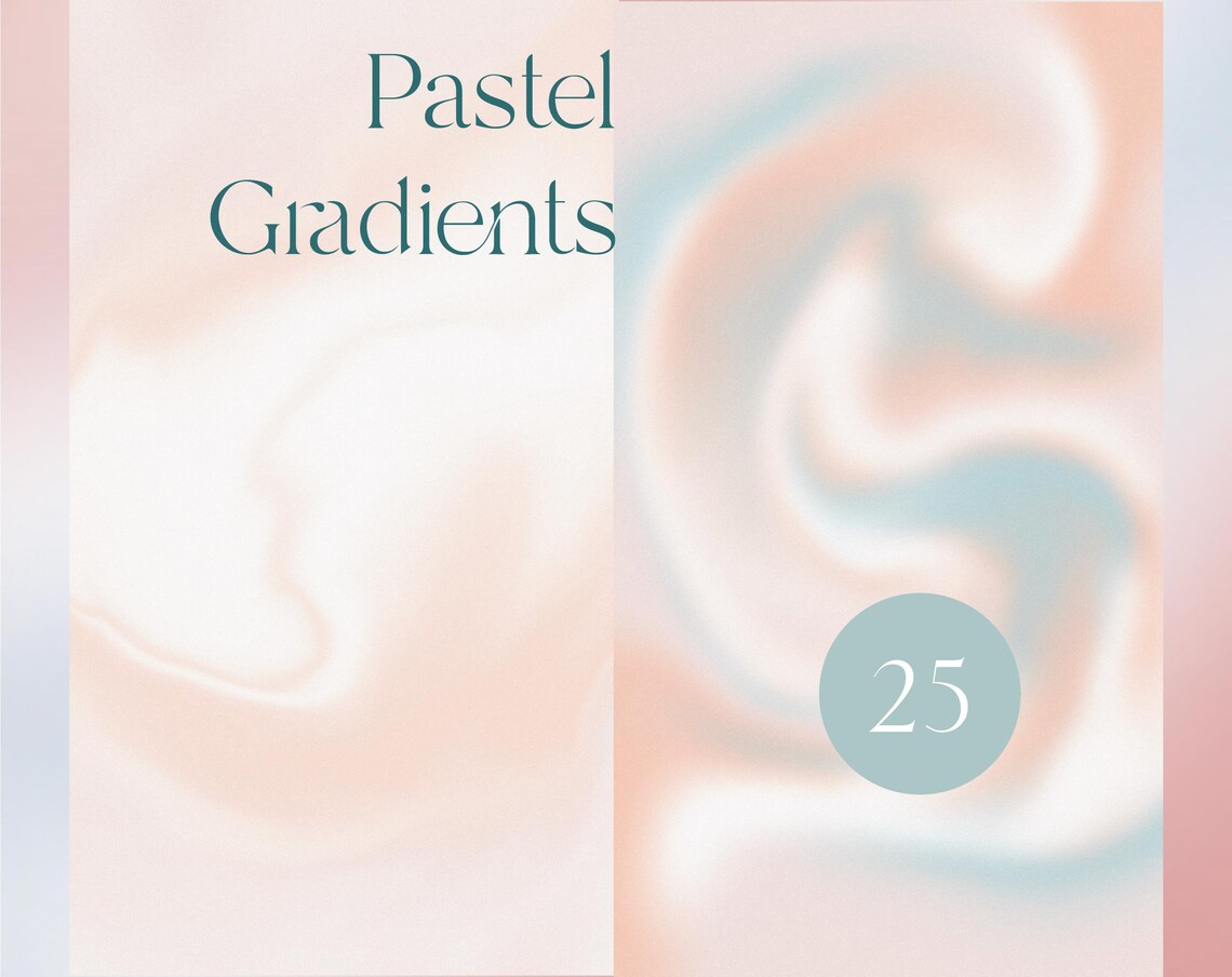 Pastel Gradient Clipart Instagram Gradient Grainy Background Canva Modern Clipart Digital ...