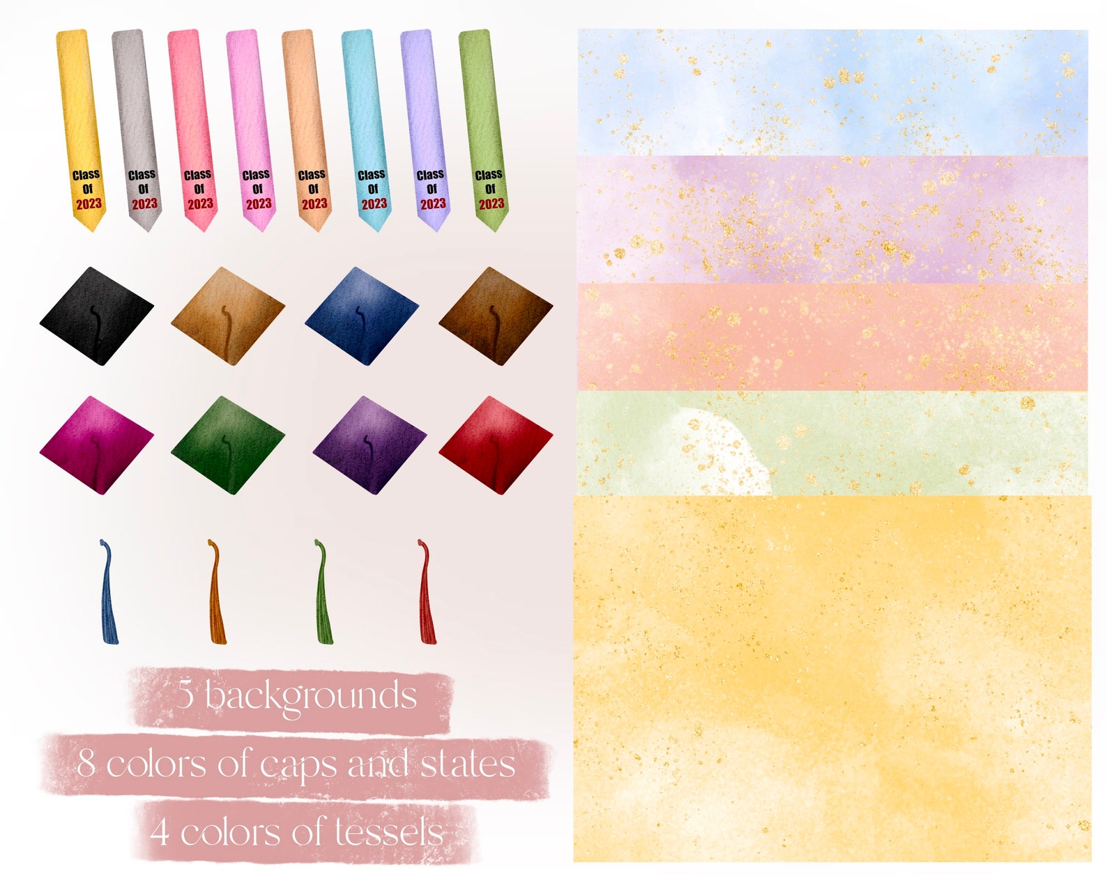 Graduation Clipart, Graduation Girl, Male Graduation Clipart, DIY ...