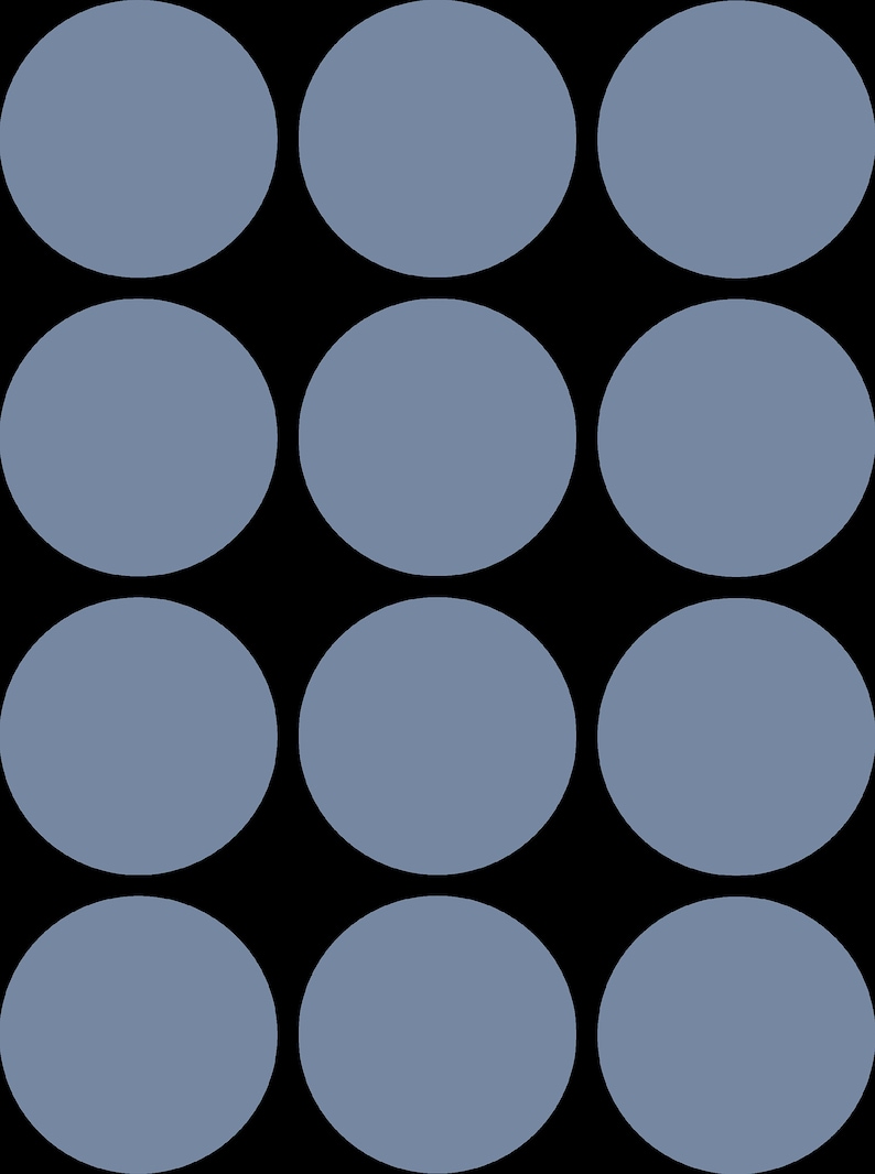 2.5 Circle Template Multipurpose Labels Template SVG - Etsy