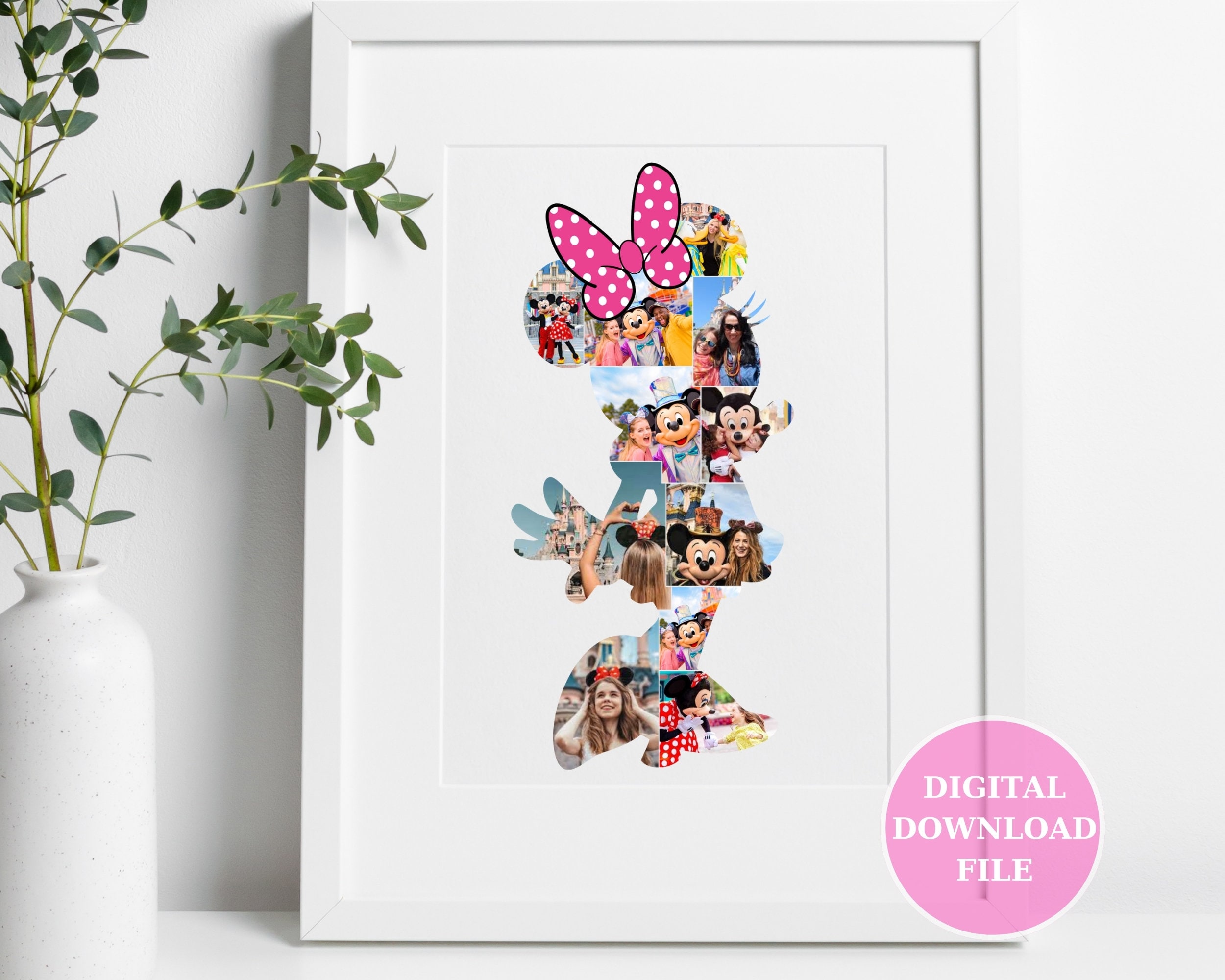 Minnie Mouse Photo Collage: Enchanting Collage of 11 Adorable Moments ...