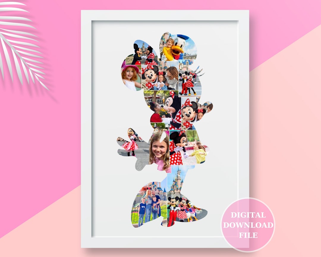 Minnie Mouse Photo Collage: Enchanting Collage of 11 Adorable Moments ...