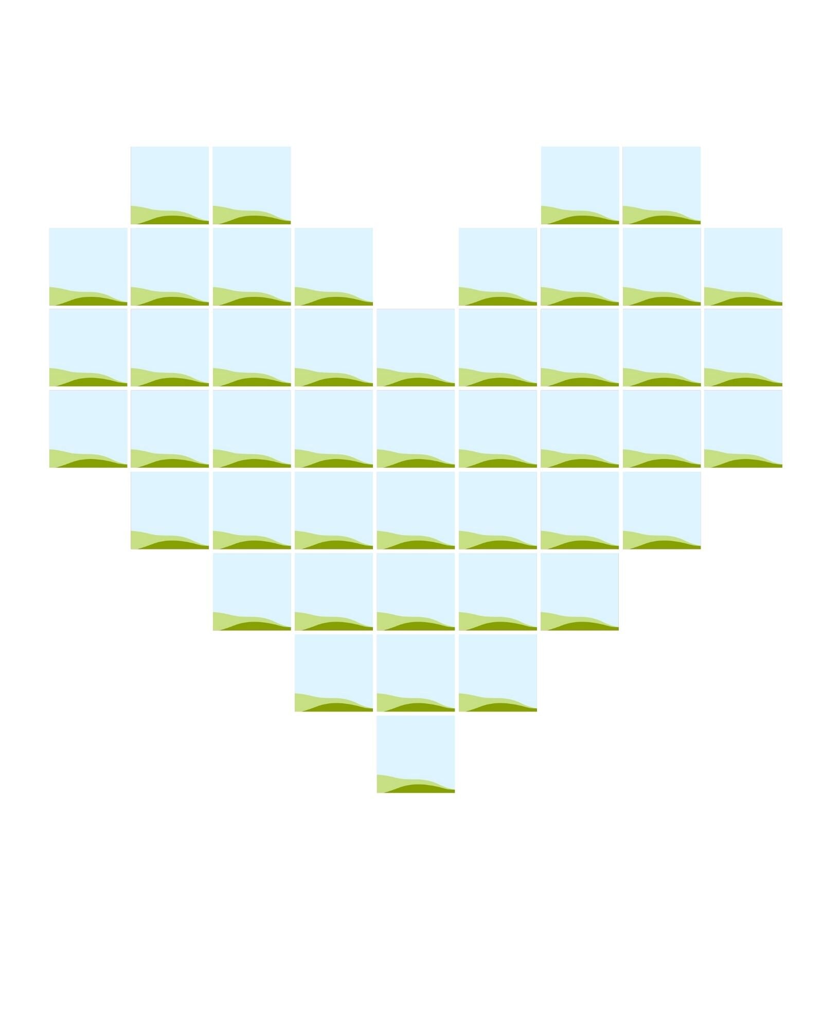 Heart Photo Collage Canva Template Canva Frame Template Cdr Ai Svg ...