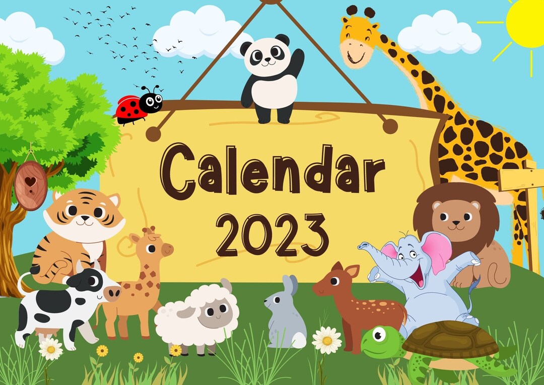 Animal-themed Calendar to Spark Children's Curiosity and Love for ...