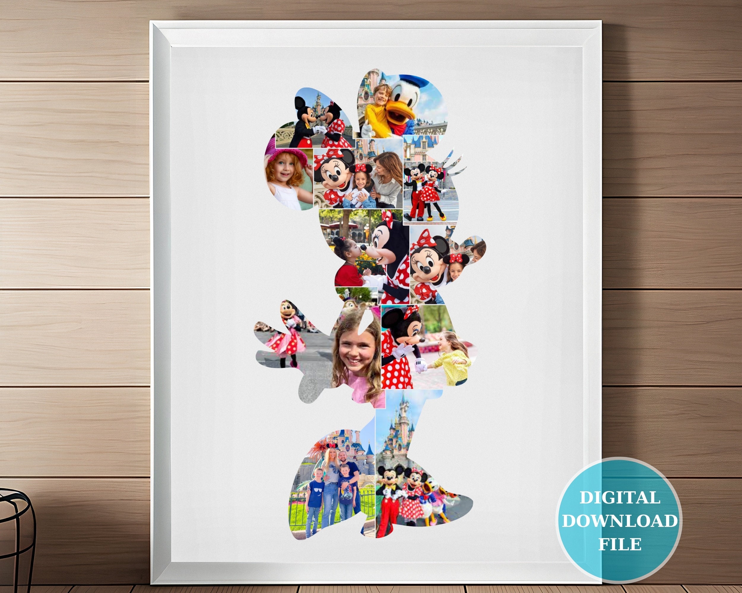 Minnie Mouse Photo Collage: Enchanting Collage of 11 Adorable Moments ...