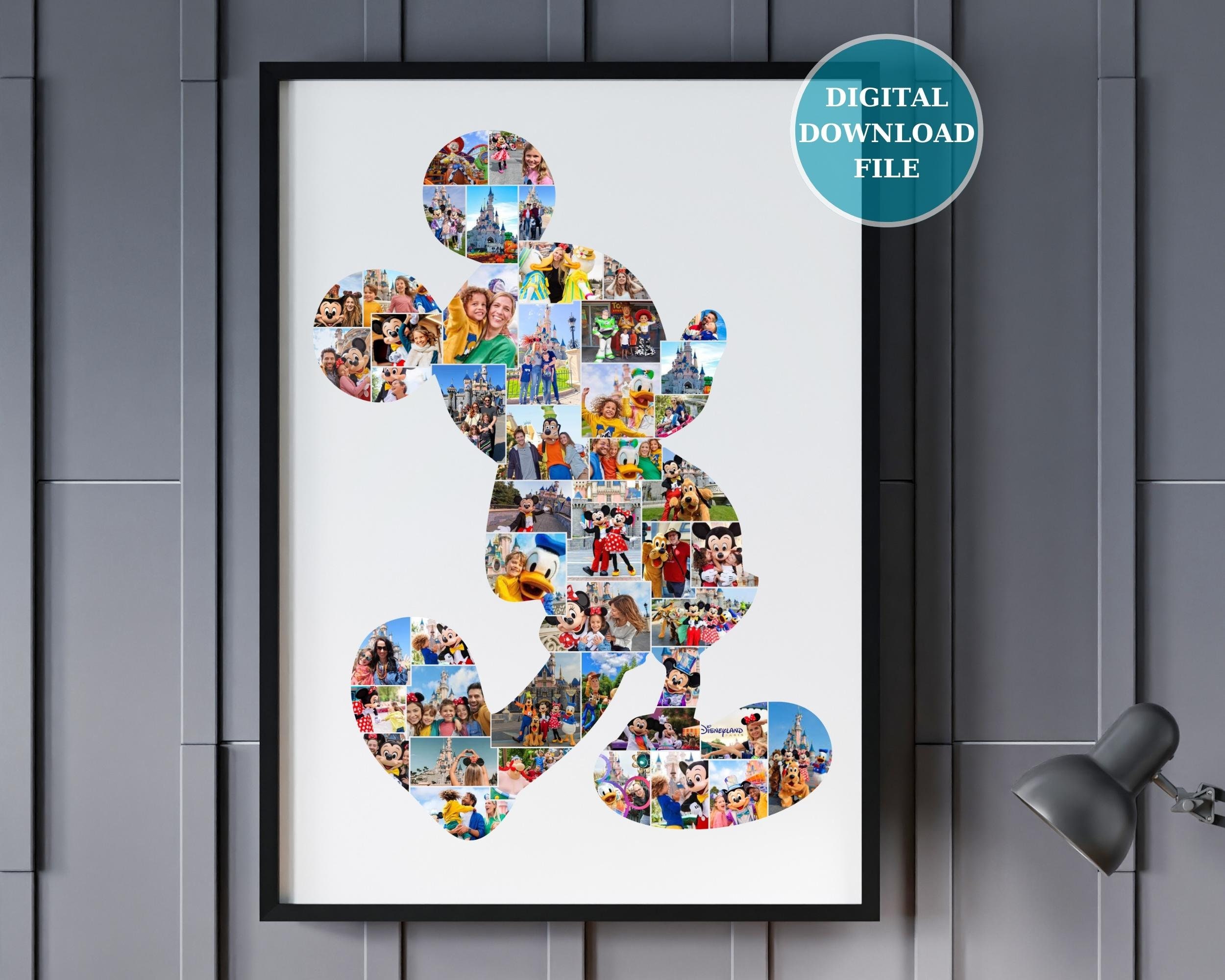 Mickey Minnie Disney Castle Magical Memories Trio: Customizable Collage ...