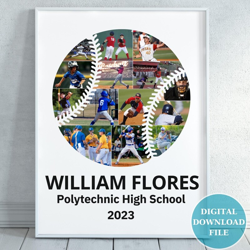 Baseball and Pic Frame - Etsy