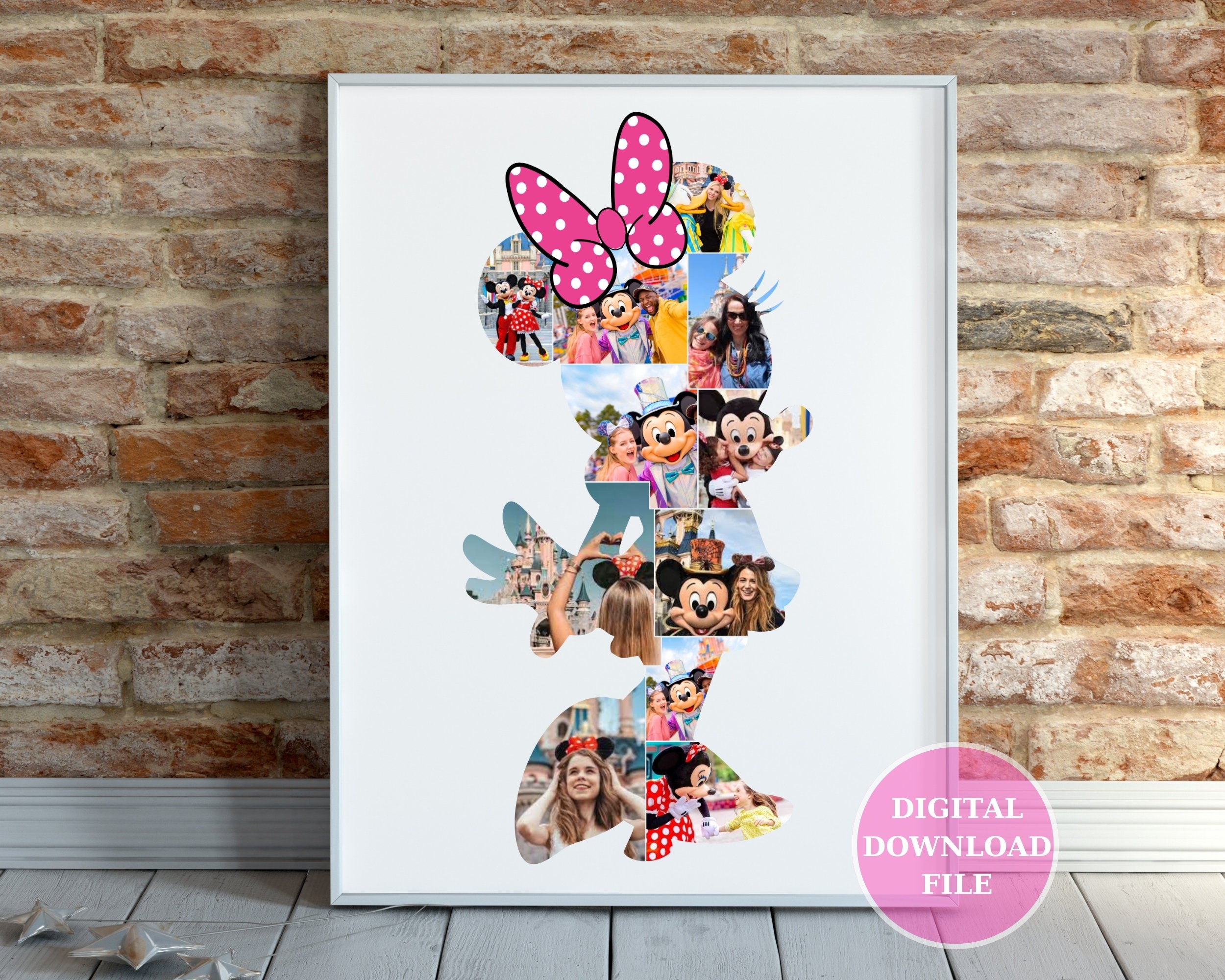 Discover Mickey and Minnie Mouse Wonders: Enchanting Collage Set - Etsy