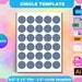 2.5 Circle Template, Multipurpose Labels Template, SVG, Canva, DXF, Png ...