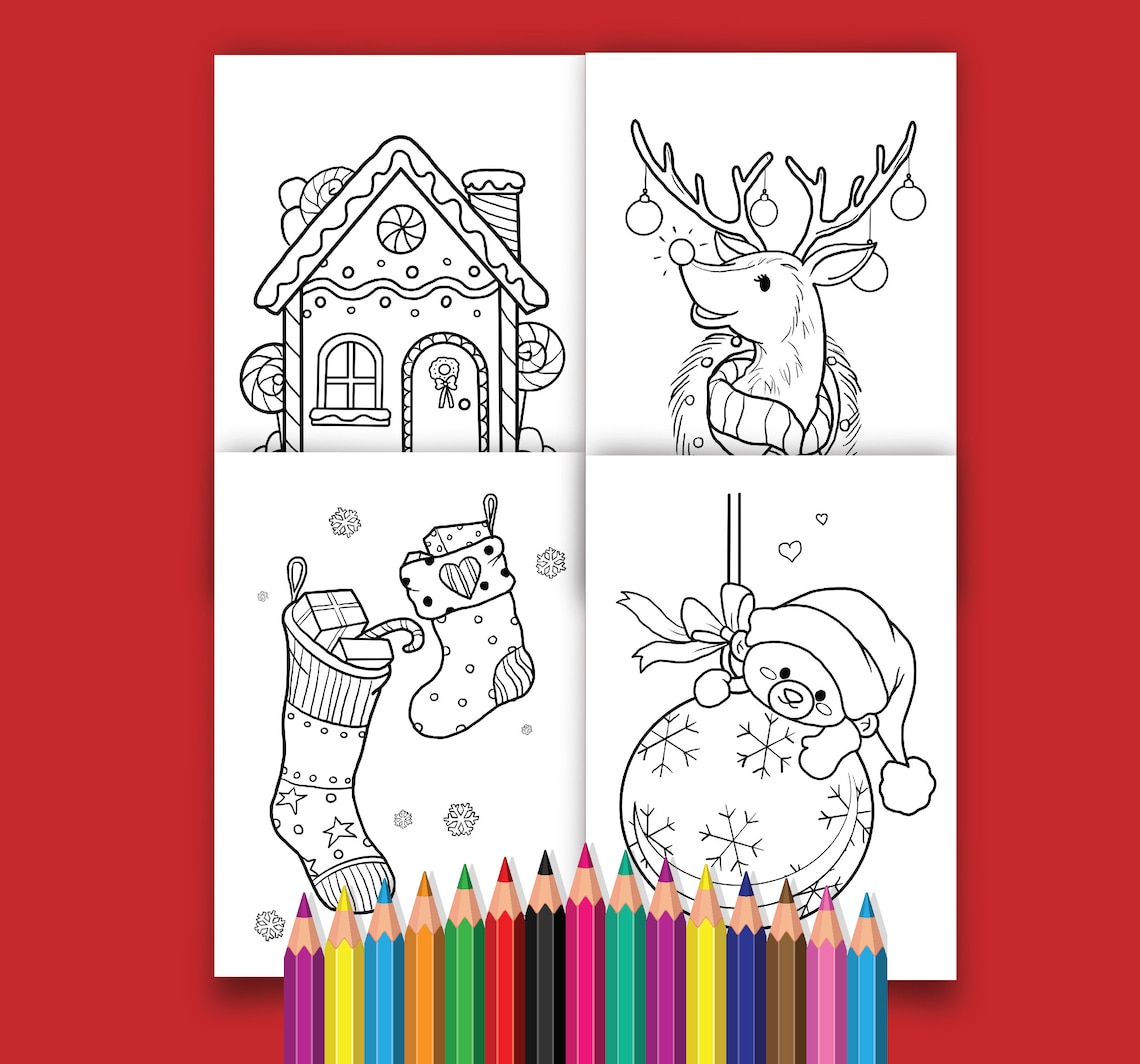 20 Christmas Coloring Pages | Activity Pages for Christmas | Coloring ...