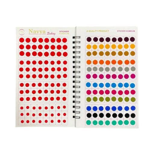 960 Velvet Bindis With Lots of Colours and Sizes, Bindi Look, Kum Kum ...